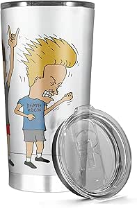Amazon.com | Insulated Tumbler Stainless Steel 20oz 30 Oz Beavis Cold ...
