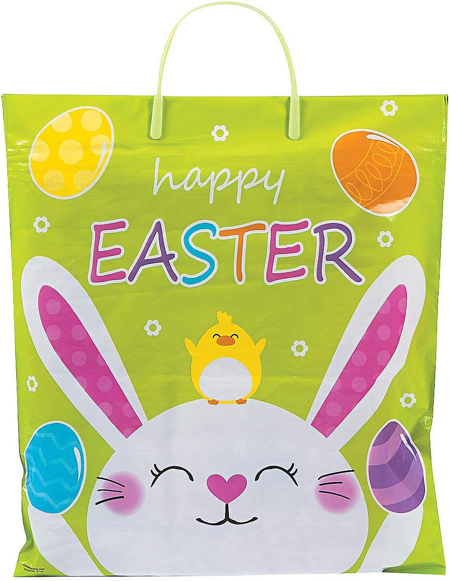 Amazon.com: Easter Egg Hunt Bags - Party Supplies for Kids - 12 Pieces ...
