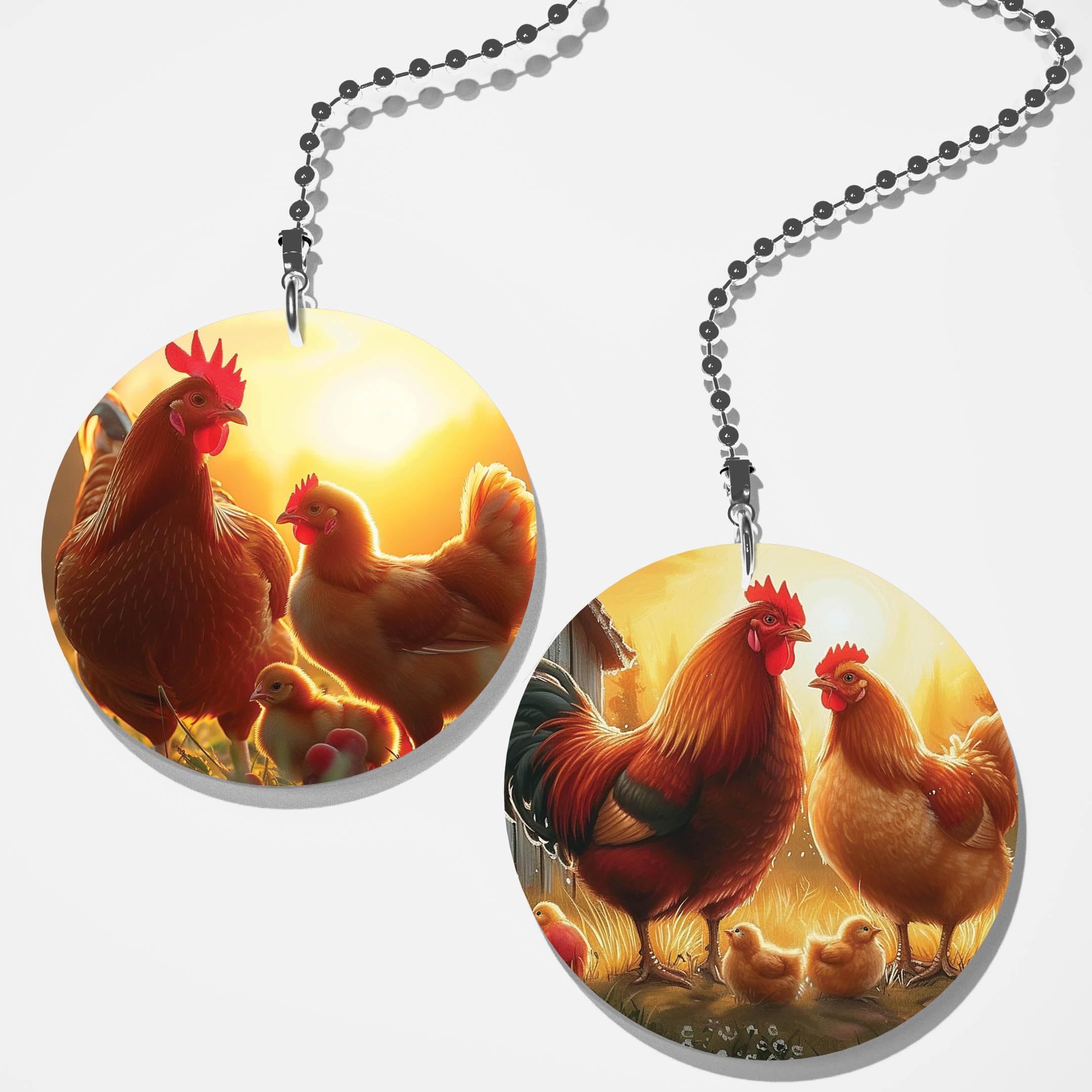 Rooster Ceiling Fan Pull Chain Home Decor Farm - Ceiling Fan Pull Chain ...