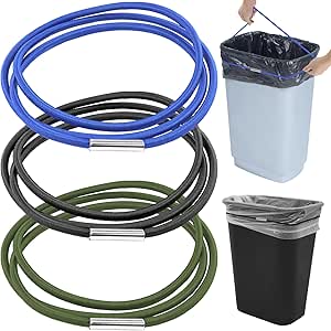 Amazon.com: Trash Can Rubber Bands Set of 3,Garbage Can Bands Elastic ...