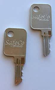 Amazon.com : SafeCo Brands 2 Replacement Keys for Haworth Desk and ...