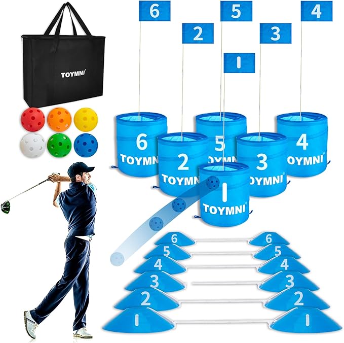 Amazon.com: TOYMNI Golf Game Set, Golf Practice Game, Golf Chipping ...