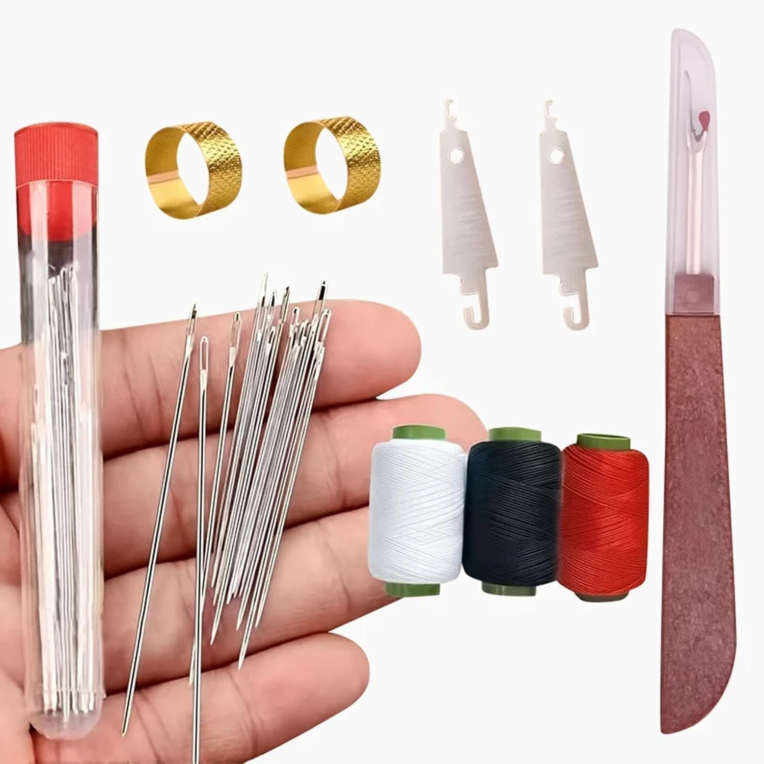 Amazon.com: Professional Stainless Steel Sewing Needles Set, Hand ...