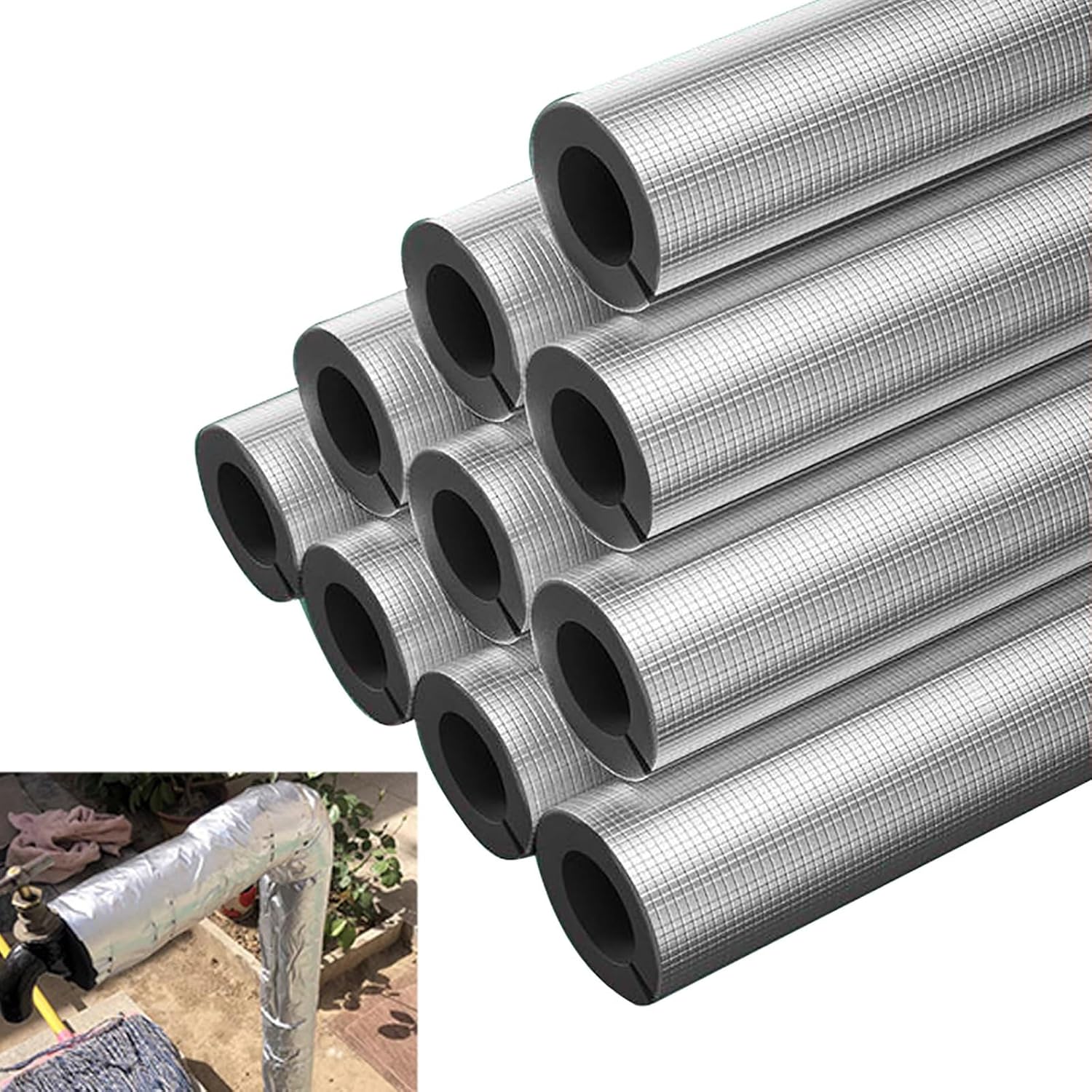 Amazon.co.jp: 10 Pcs Black Rubber Foam Tube, Self Sealing Antifreeze ...