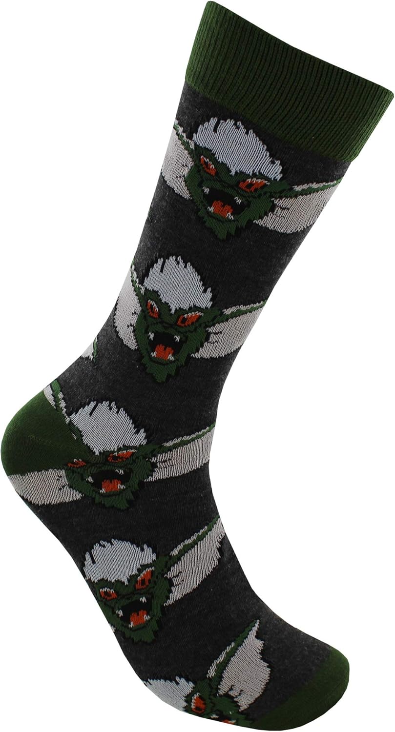 Amazon.com: Gremlins Stripe Crew Socks, 10-13 : Clothing, Shoes & Jewelry