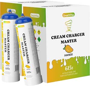 Amazon.com: GreatWhip 2 Box Pineapple Flavor Whipped Cream Chargers ...