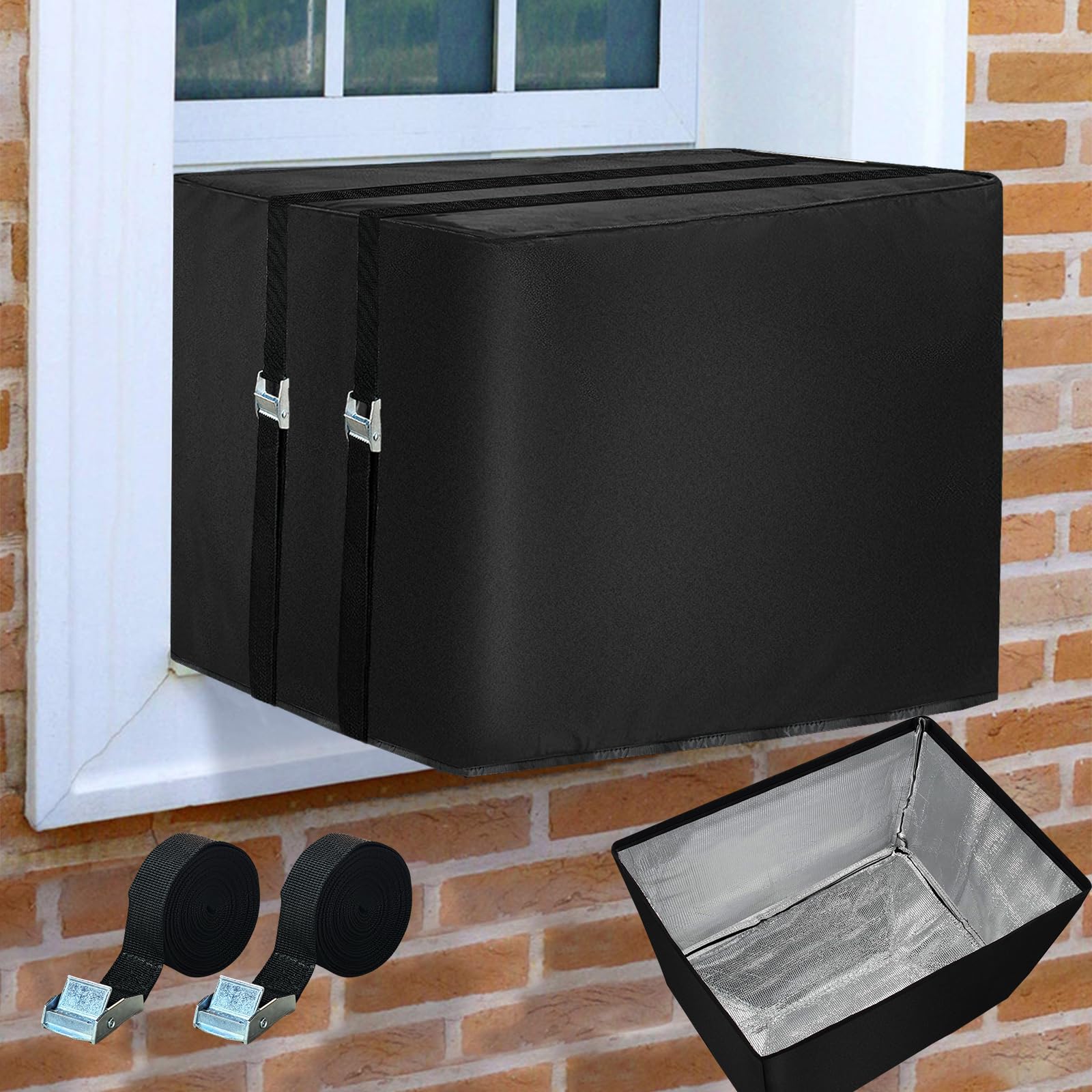 Amazon.com: Hlimior Insulated Air Conditioner Cover 25.5x20.5x18' for ...