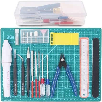 Amazon.com: Rustark 19Pcs Modeler Basic Tools Craft Set Hobby Building ...