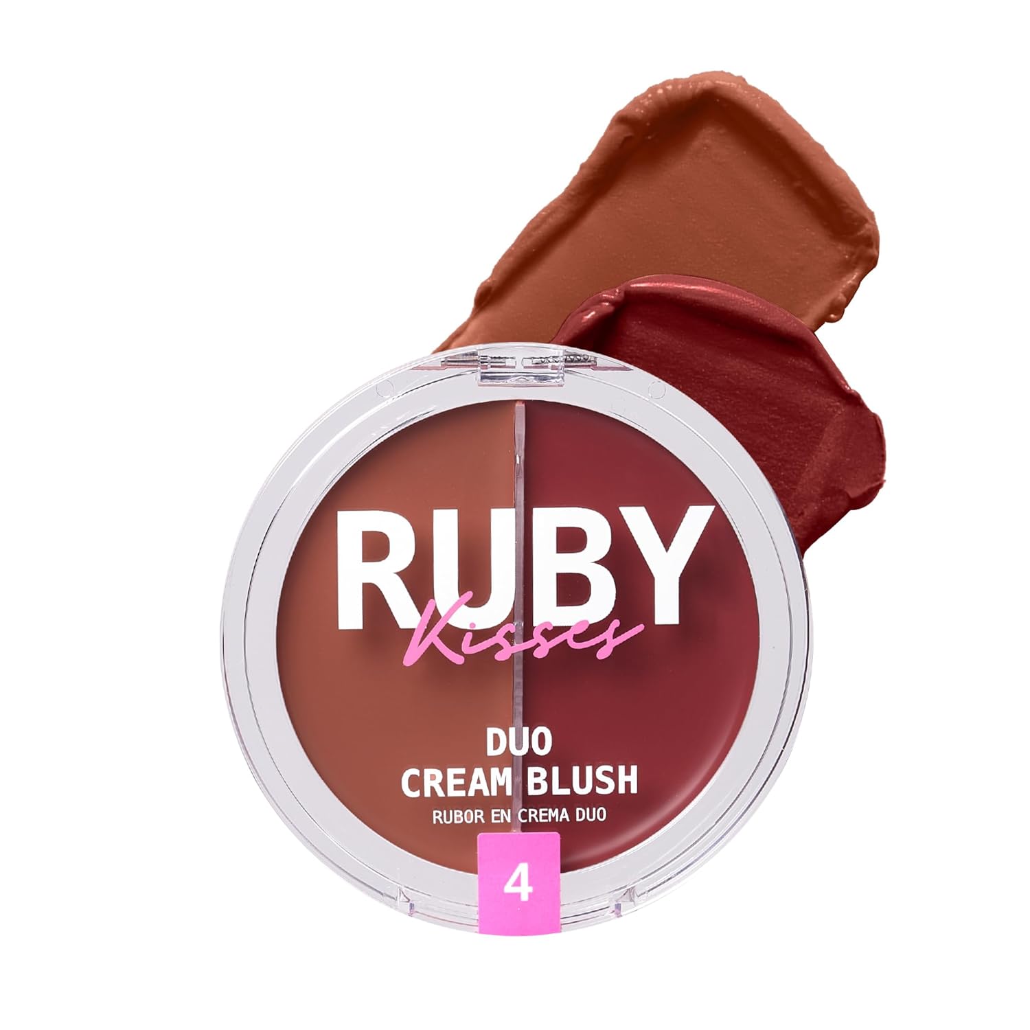 Amazon.com : Ruby Kisses Duo Cream Blush, Smooth, Natural-Looking, Long ...