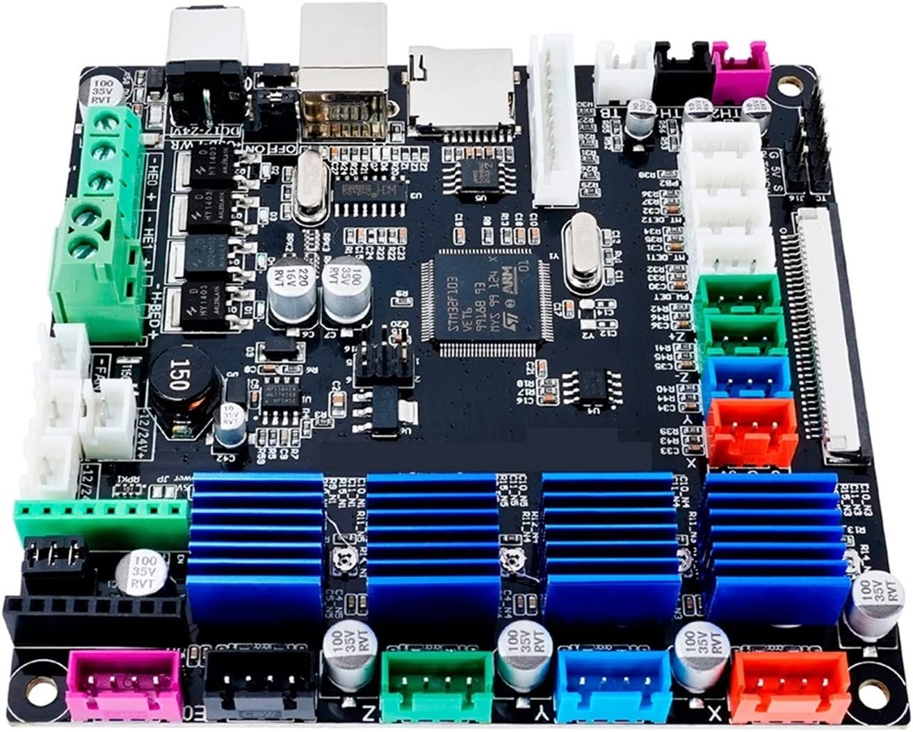 Review LANGshaw Motherboard V1.3 STM32-F103 Mainboard 3D Printer Parts ...