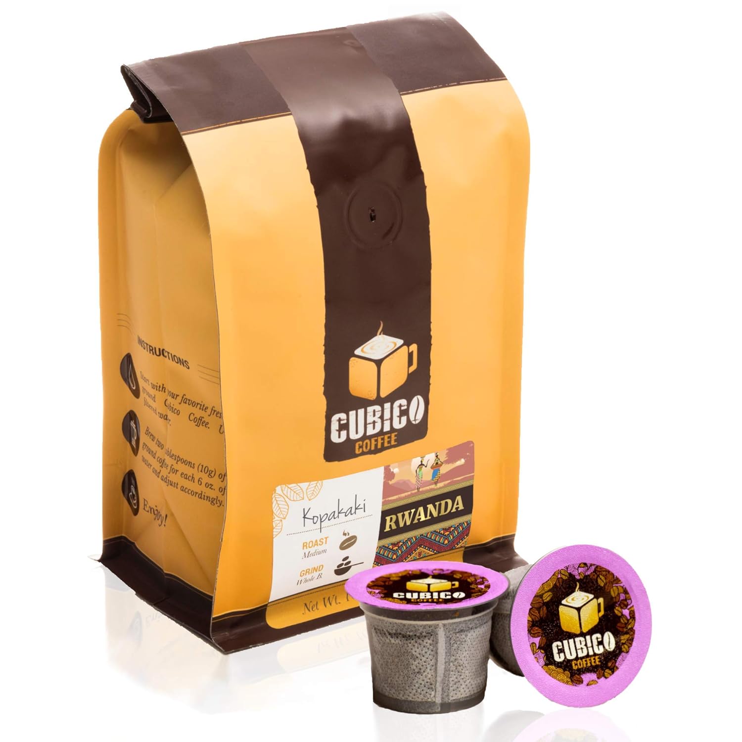 Amazon.com : Rwanda Kopakaki Coffee - Single Serve Capsules for Keurig ...