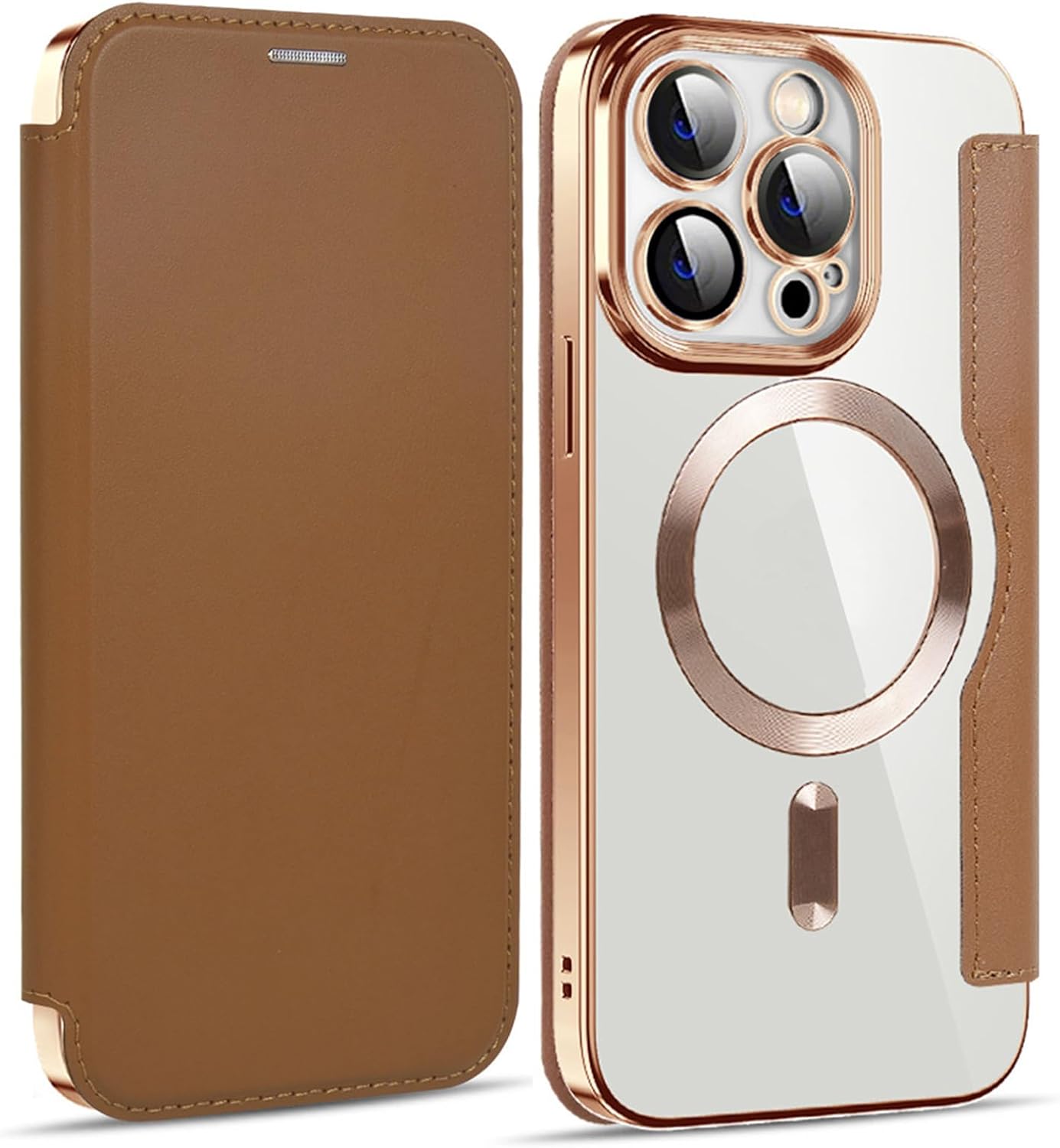 Amazon.com: HAZARA Card Case for iPhone 15 Pro Max/15 Plus/15 Pro/15 ...