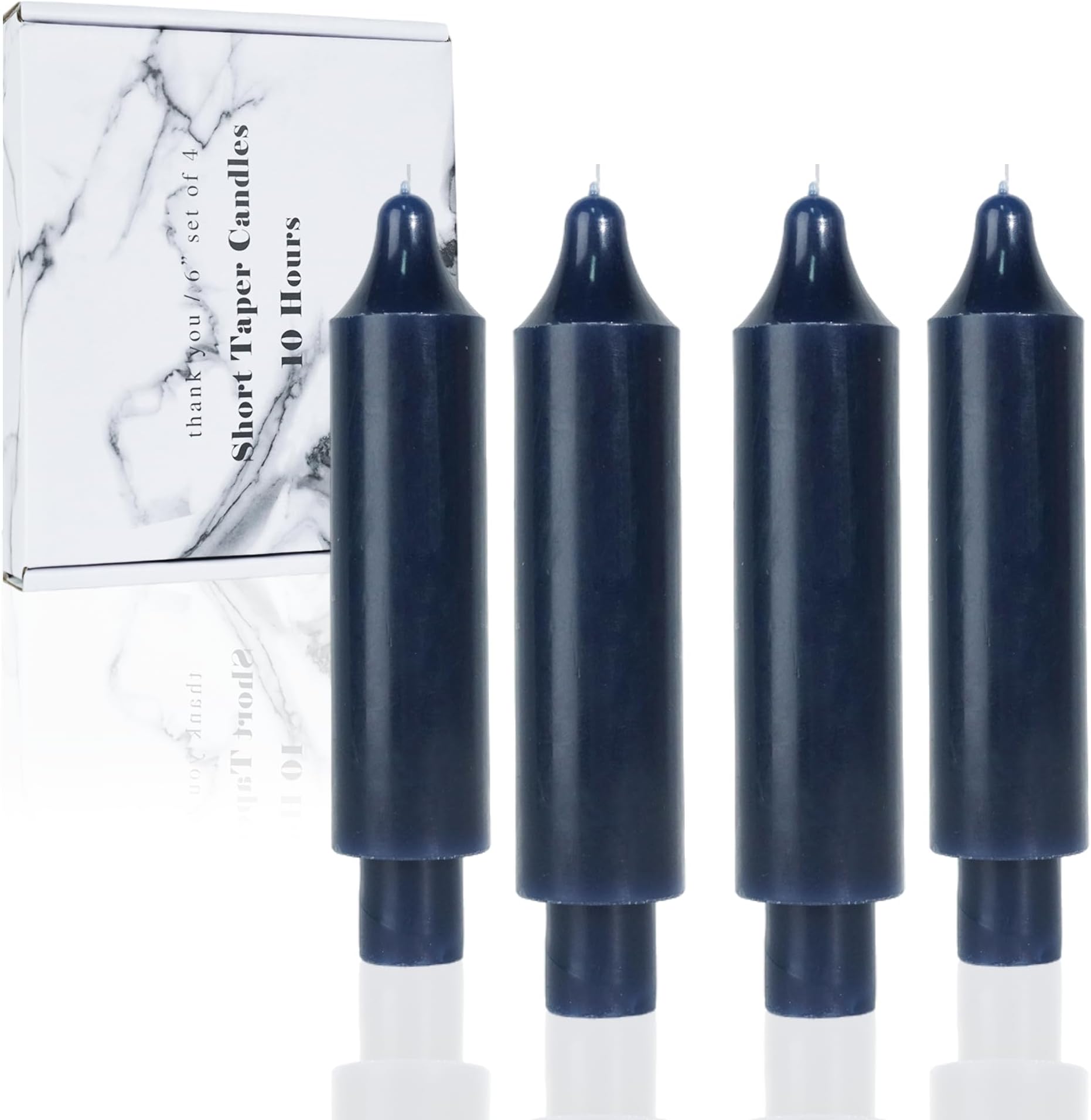 Amazon.com: Zest Candle 12-Piece Taper Candles, 6-Inch, Blue : Home ...