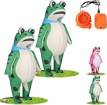 Amazon.com: ZXNLZX Inflatable Frog Costumes, Deluxe Blowup Animal ...