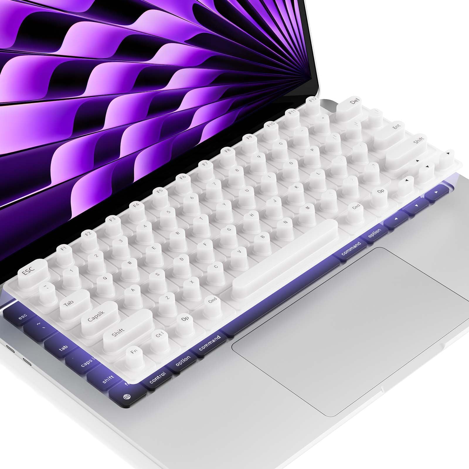 Amazon.com: Majeree Keyboard Cover for Long Nails, Perfectly Compatible ...
