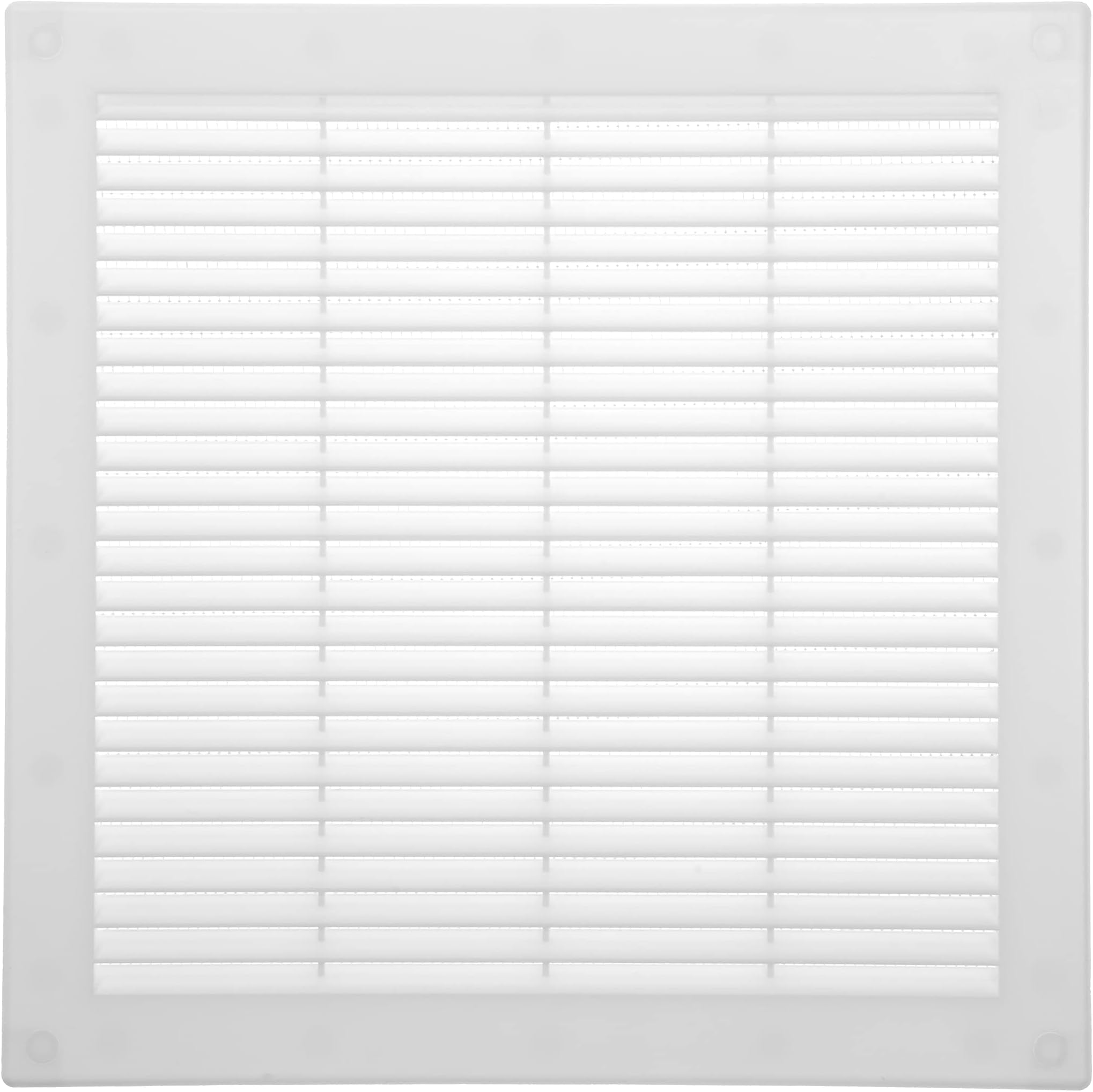 10" x 10" Inch Plastic Ventilation Grille with Insect Mesh. HVAC ...