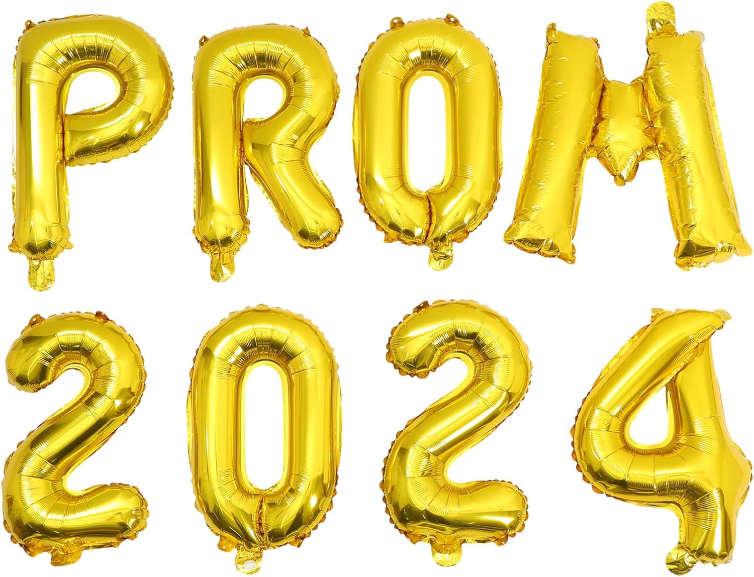 HOLIDYOYO Prom 2024 Foil Balloons, Letter Foil Graduation Balloons Prom ...