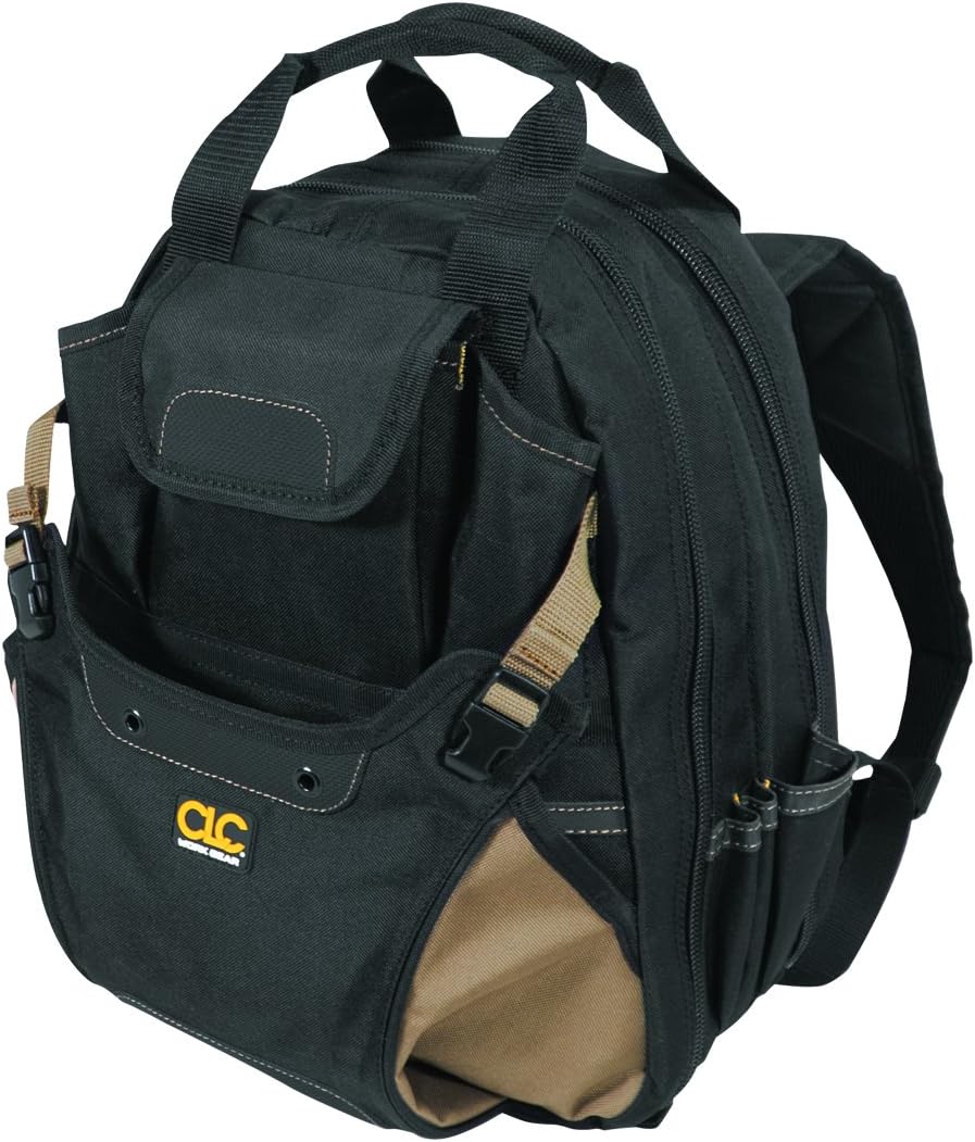 CLC Work Gear 1134 Carpenter's Tool Backpack, 44 Pockets, Padded Back ...