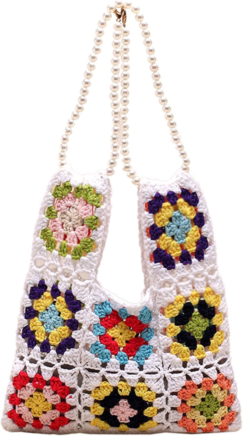 Amazon.com: QWINEE Women's Floral Patterned Faux Pearl Decorated Casual ...