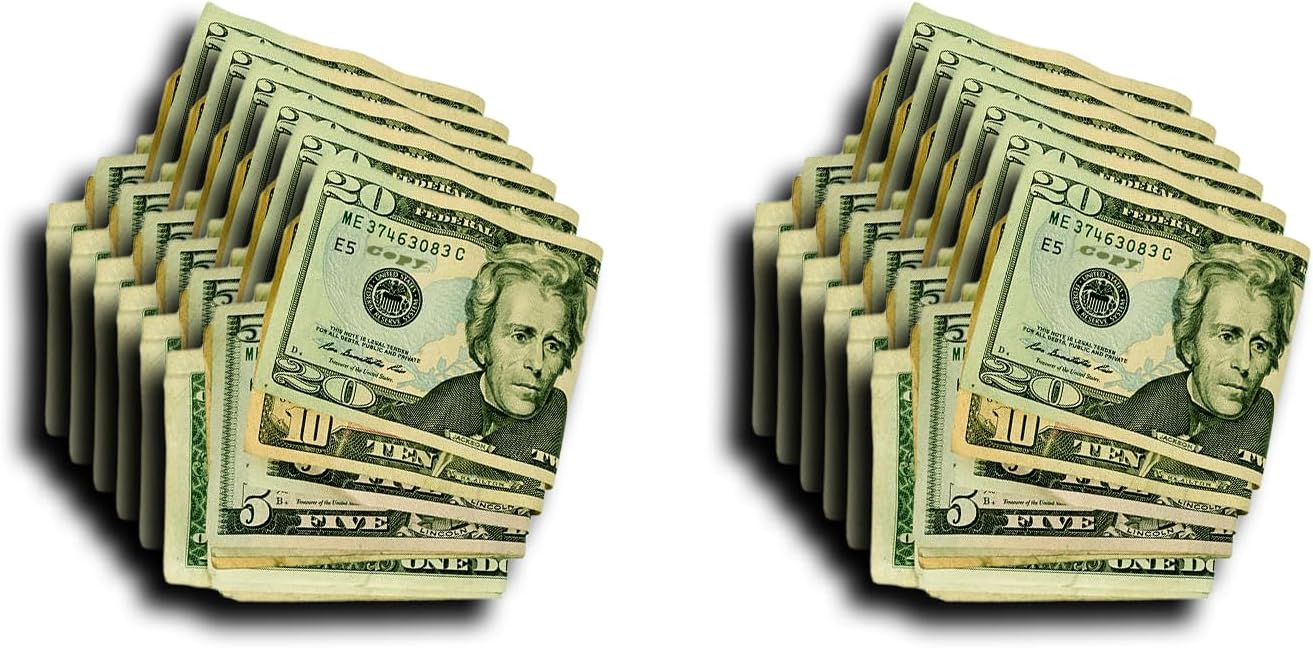 Amazon.com: Fake Money Joke Sticker Very Realisitc (12-Pack) : Arts ...