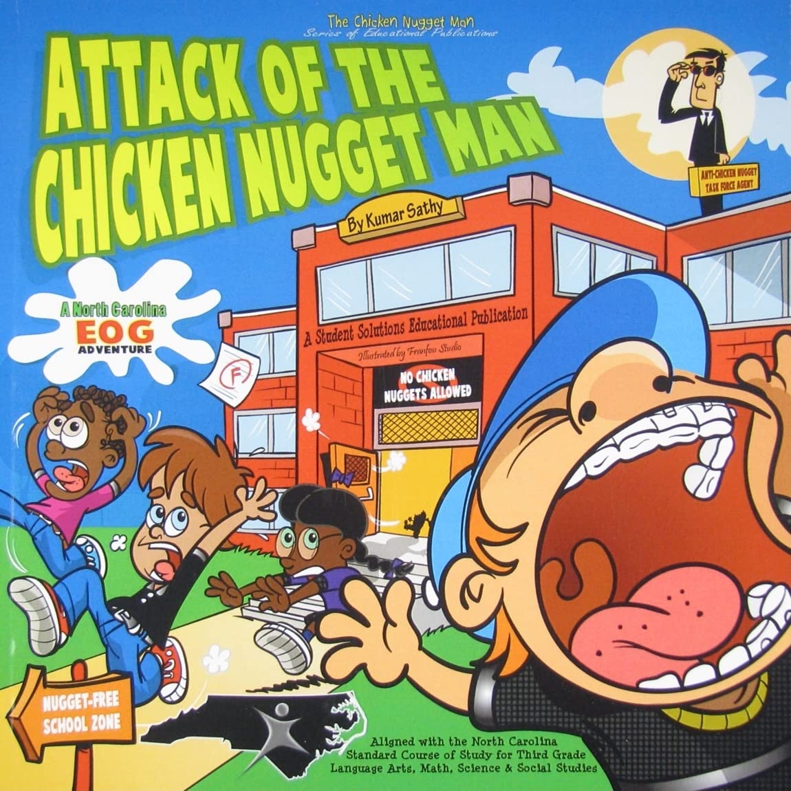 Attack of the Chicken Nugget Man: A North Carolina Eog Adventure : Buy ...