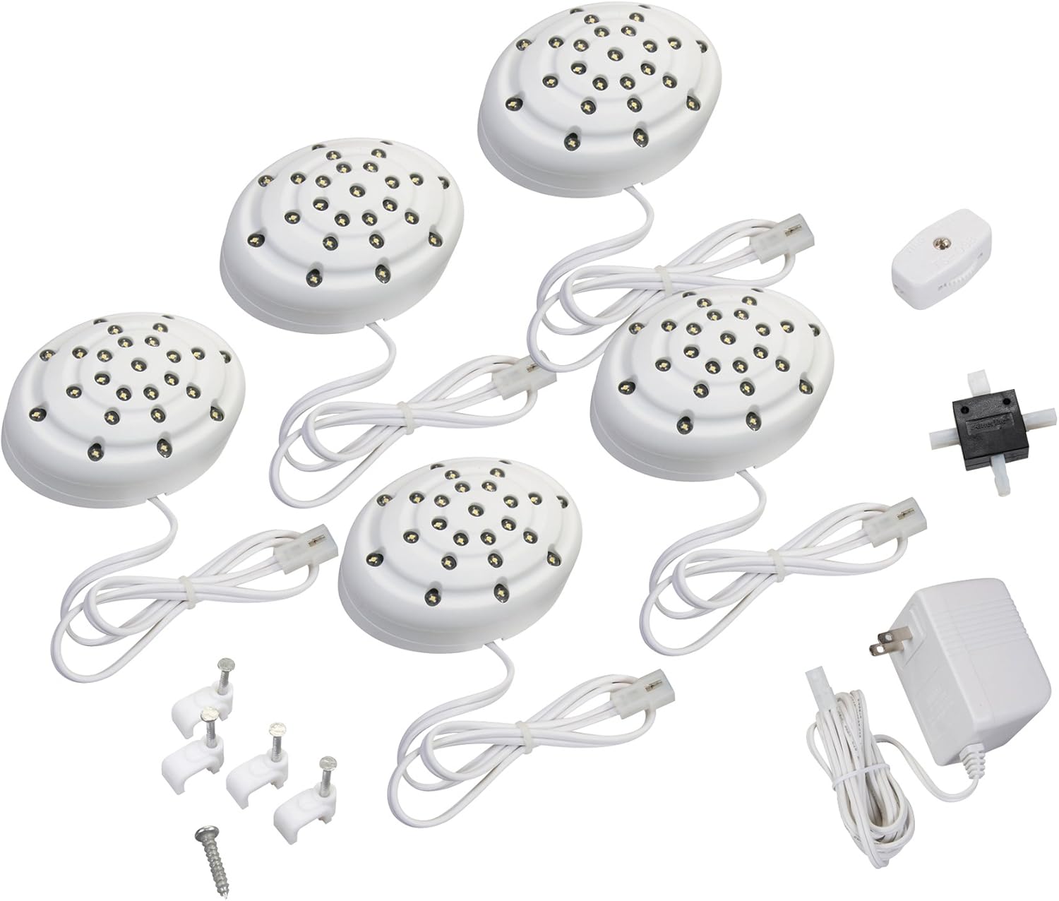 Westek LED50HB LED Accent Light Kit, White, 5-Pack - Track Lighting ...