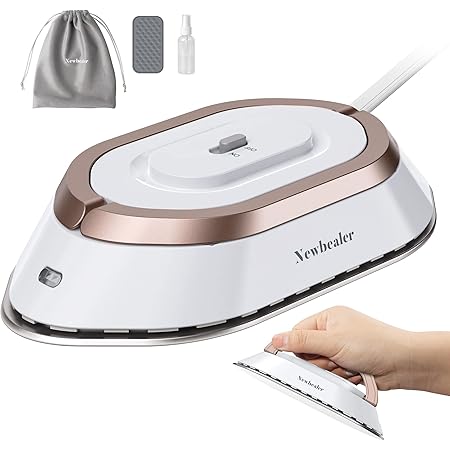 Mini Steam Iron, 1000W Foldable Handheld Travel Steam Iron, Travel Iron ...