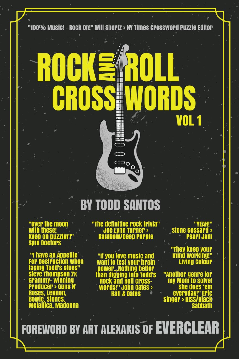 "Rock And Roll Crosswords Vol. 1 (B&W Pics): "100% Music!! Rock On ...