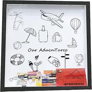 Adventure Archive Box | Keepsake Box With Slot On Top,Travel Adventure ...