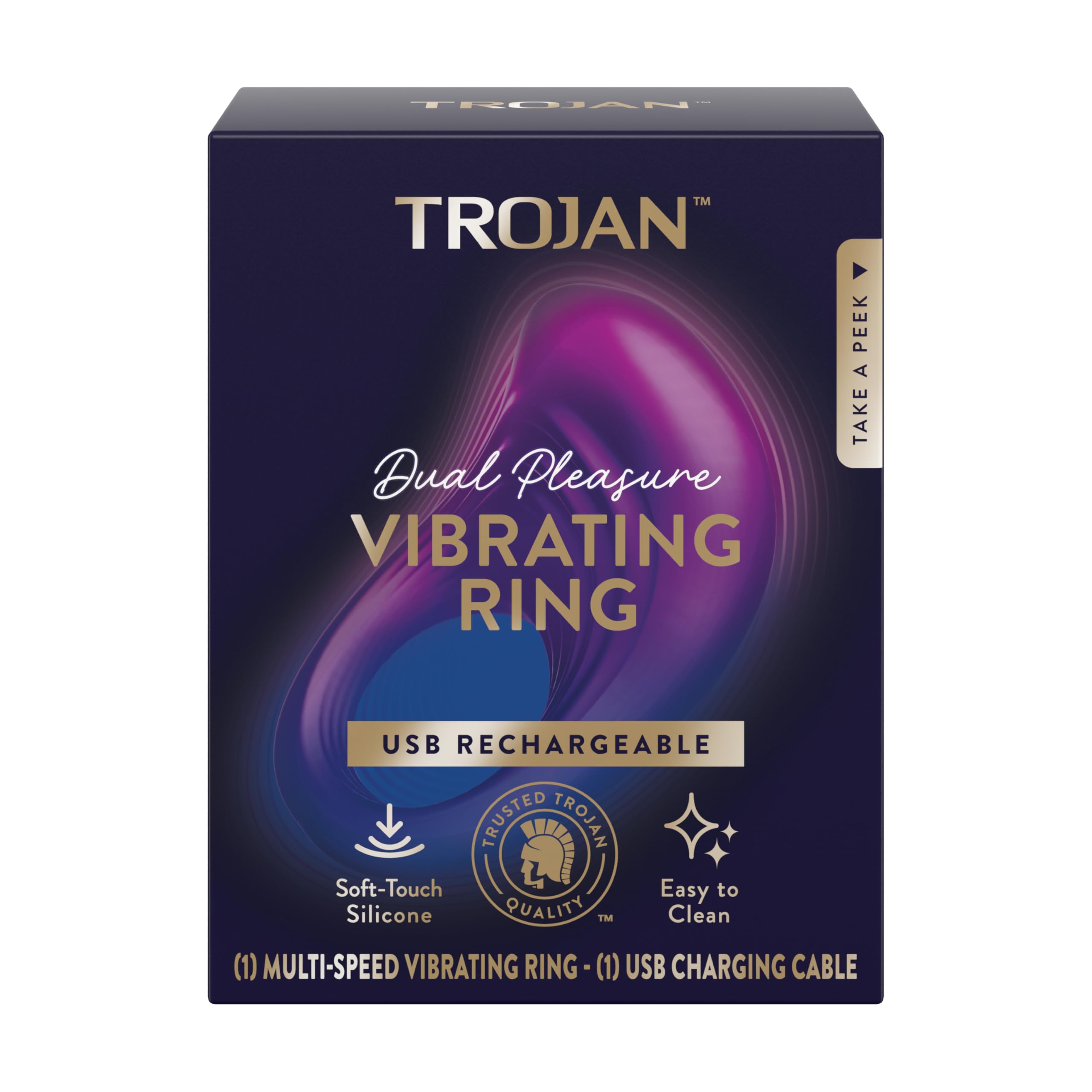 Amazon.com: TROJAN Vibrating Ring for Couples : Health & Household