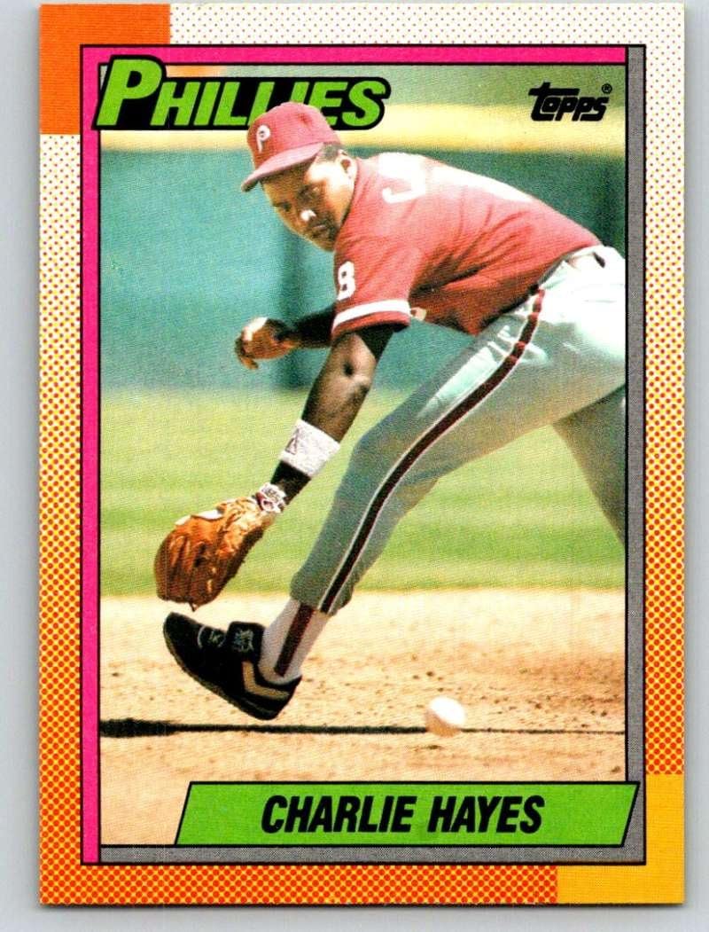 Amazon.com: 1990 Topps Baseball #577 Charlie Hayes Philadelphia ...