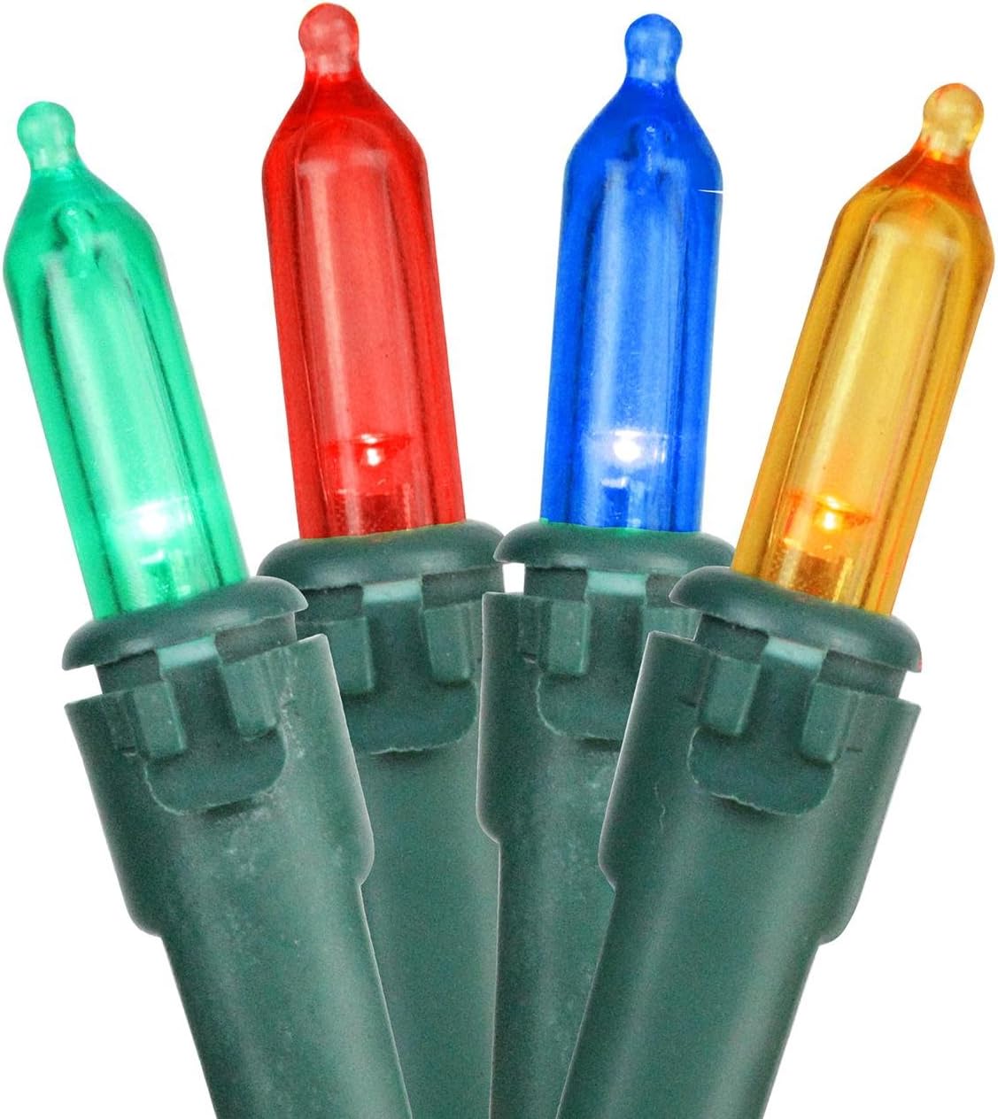 Amazon.com : Northlight Set of 35 Multi-Color LED Mini Christmas Lights ...