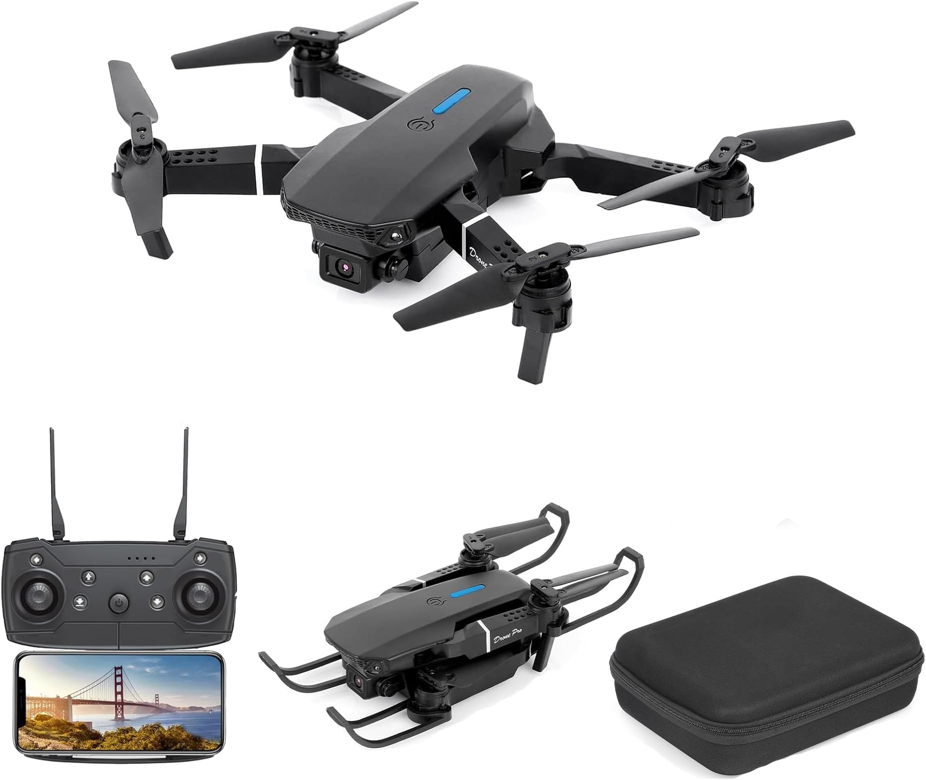 Drone with Camera 4K, Foldable FPV Quadcopter Drone for Children, Drone ...