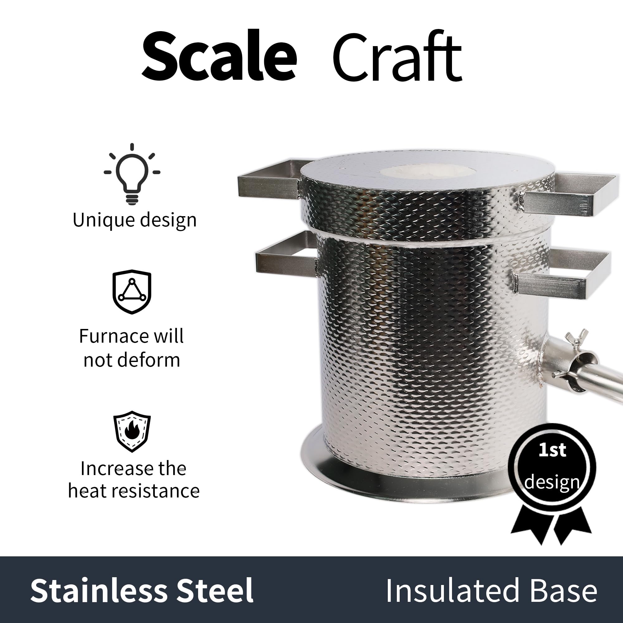 Snapklik.com : MMasters 6KG Stainless Steel Propane Melting Furnace Kit ...
