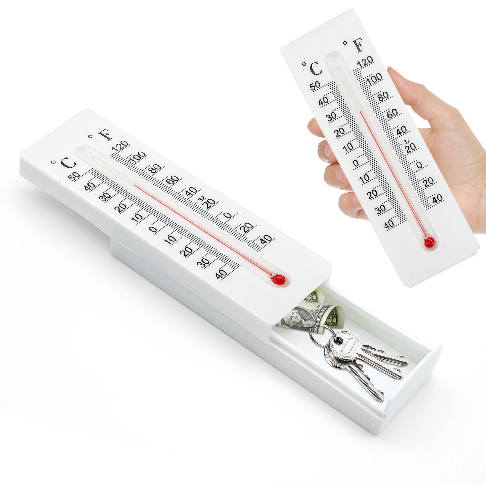 Snapklik.com : Key Cabinet Outdoor, Key Lock Box, Thermometer ...