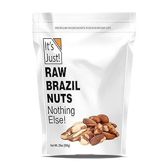 Amazon.com: It's Just - Raw Brazil Nuts, 2lb, Unsalted, Non-GMO, Keto ...