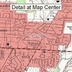 Amazon.com: USGS Topographic Quadrangle Map - Northeast Columbus, Ohio ...