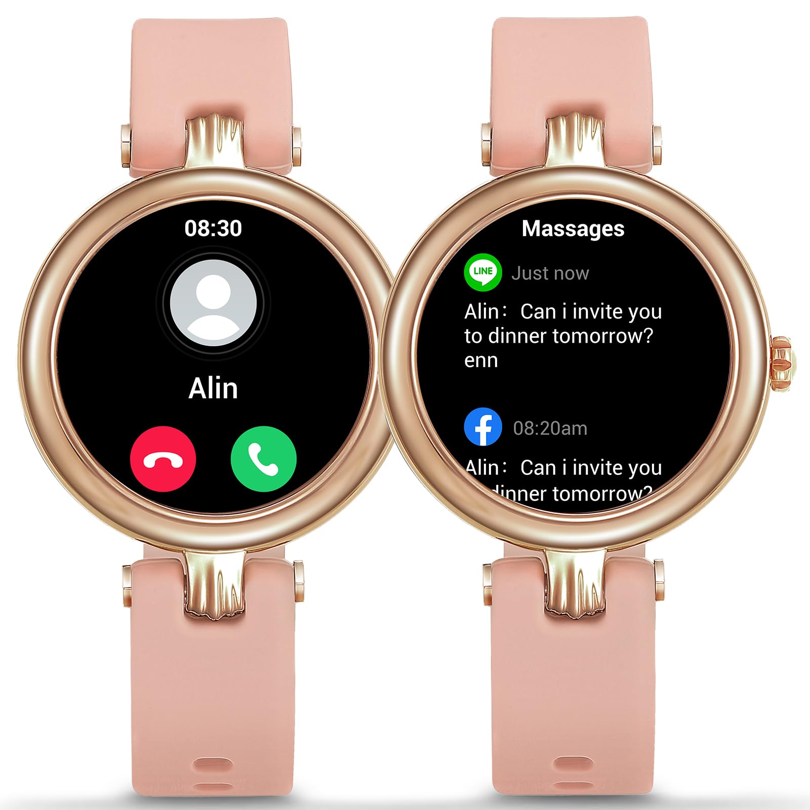 Snapklik.com : Niolina Smart Watch For Women(Make/Receive Calls) 1.09 ...