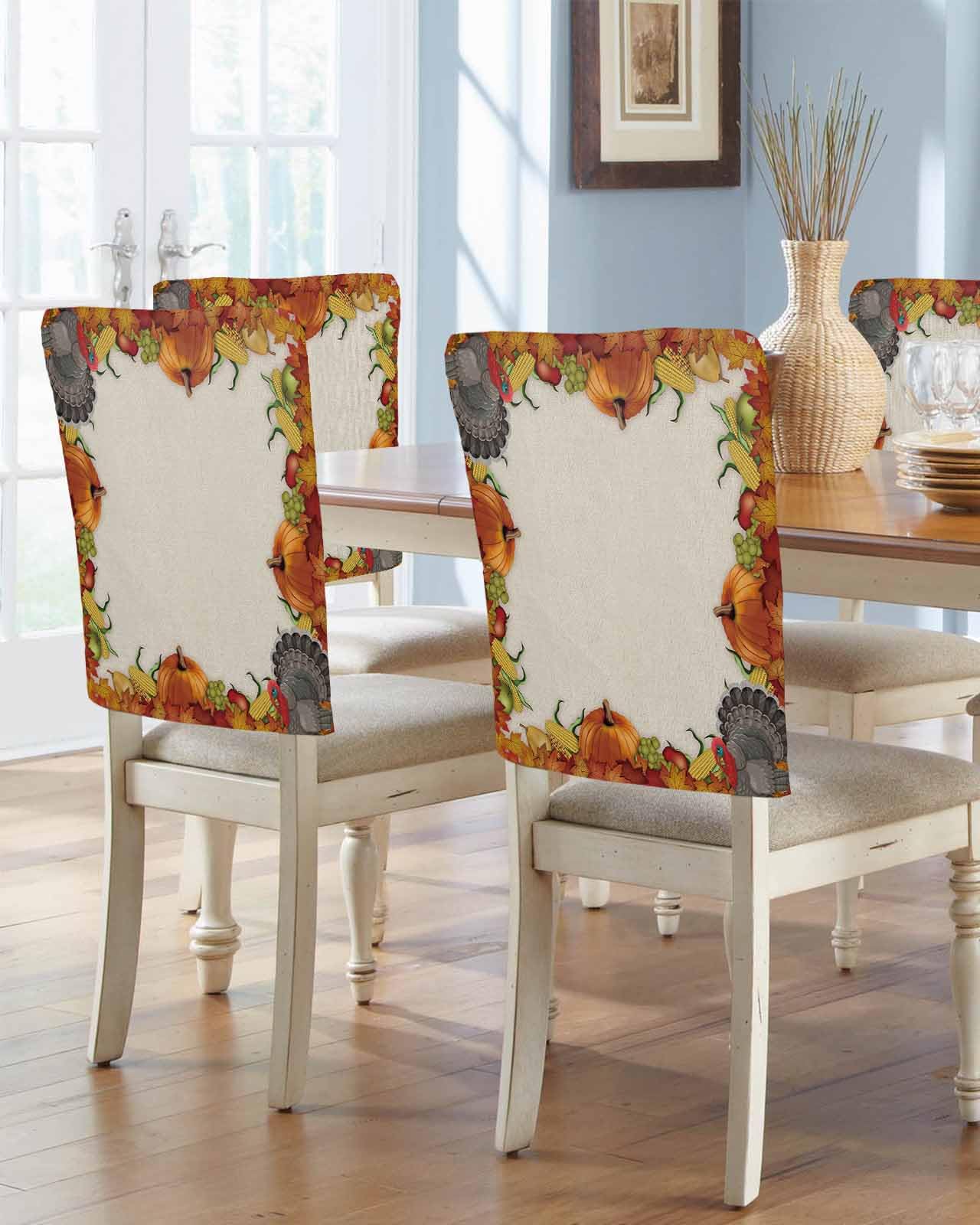 Modern Country Dining Room Chair Slipcovers