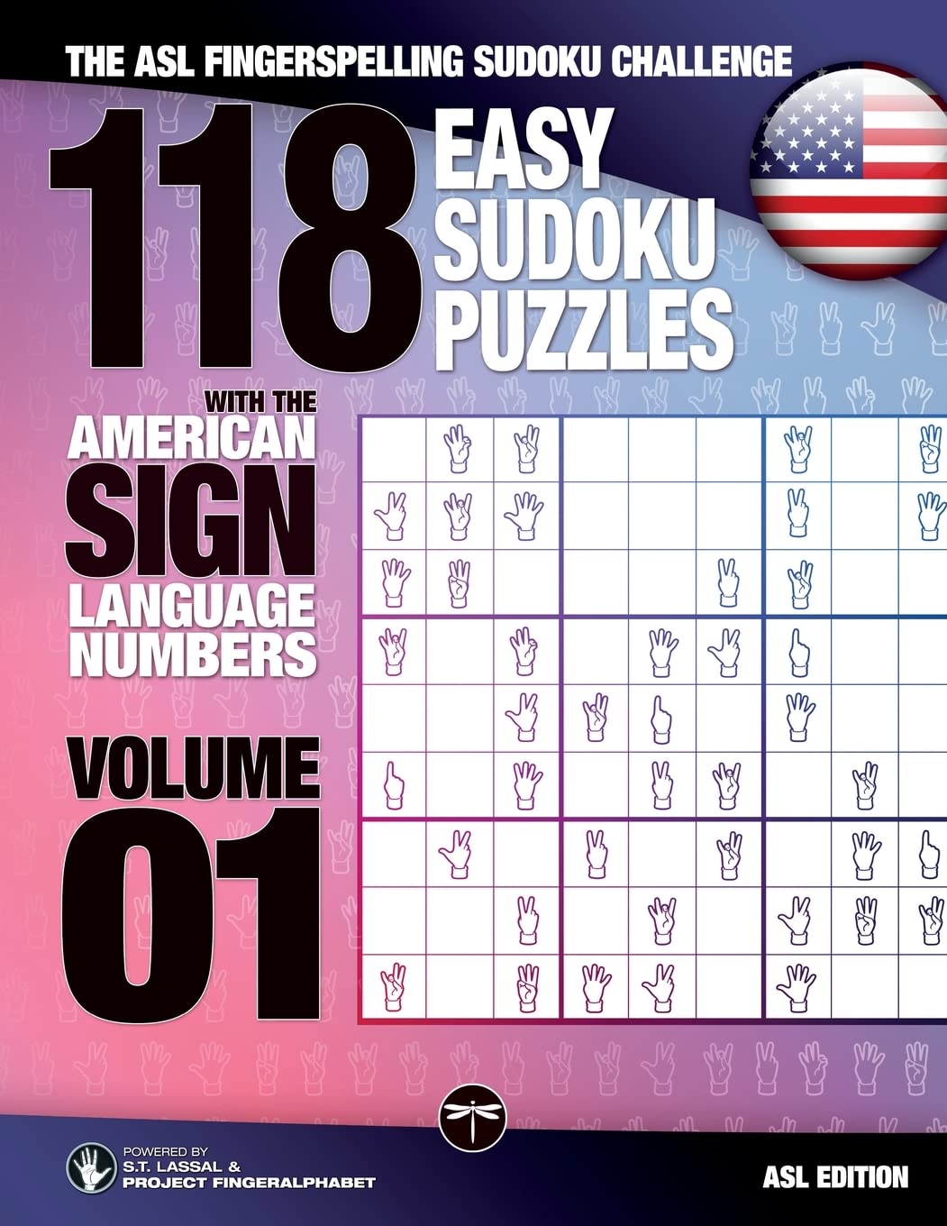Buy 118 Easy Sudoku Puzzles With the American Sign Language Numbers ...