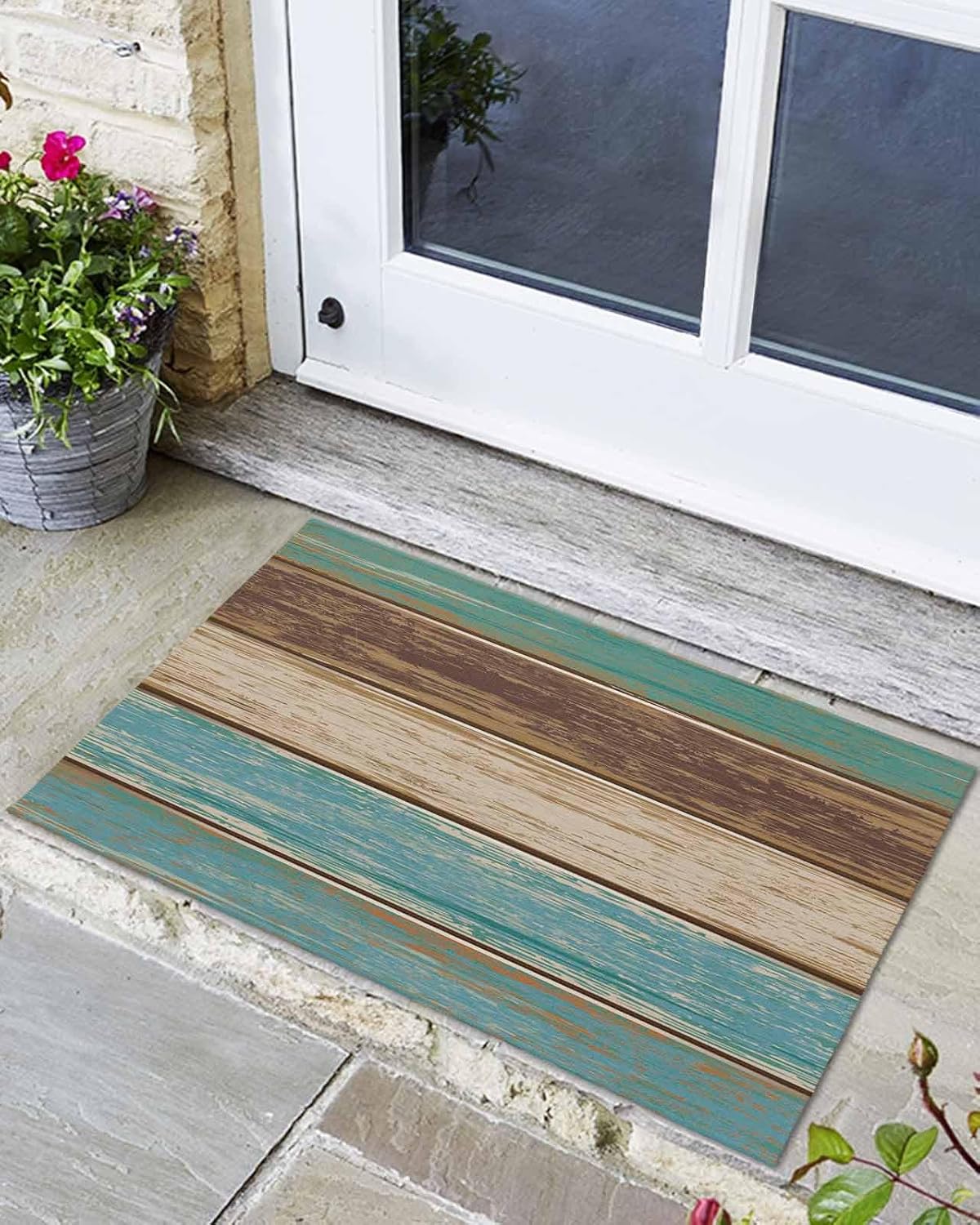 Amazon.com: Farmhouse Door Mat, Non - Slip Absorbent Door Entry Mats ...