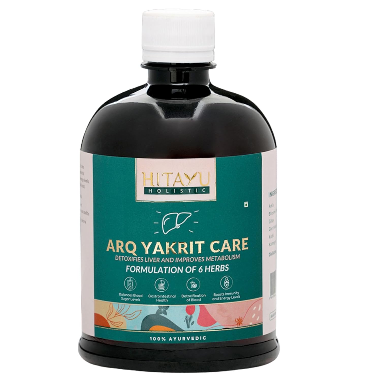Buy HITAYU Arq Yakrit Care Syrup | Liver Health Management | Rejuvenate ...