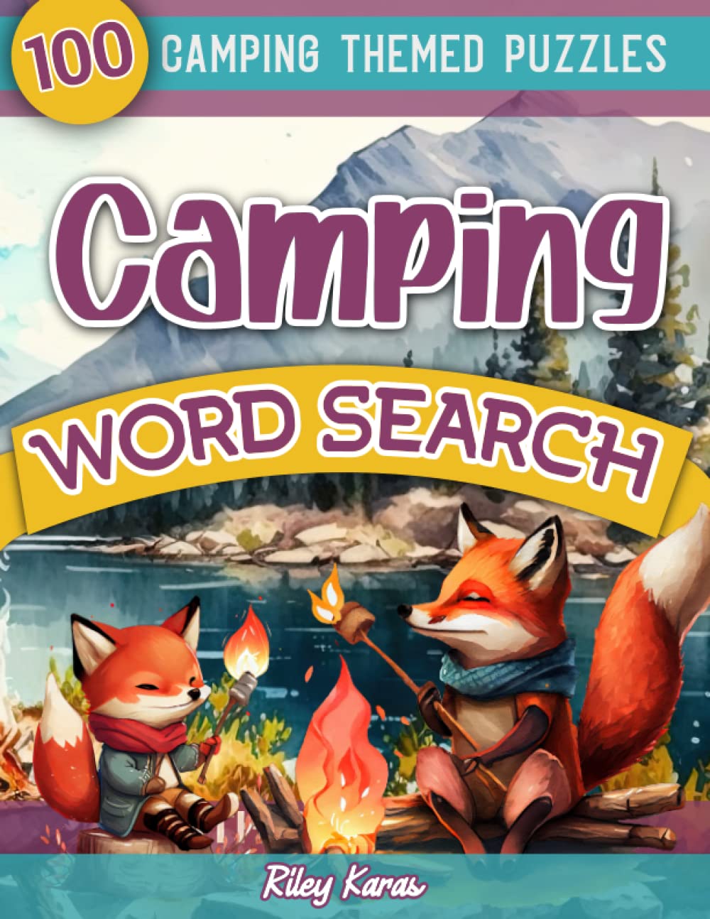 Amazon.com: Camping Word Search: 100 Camping Themed Word Search Puzzles ...