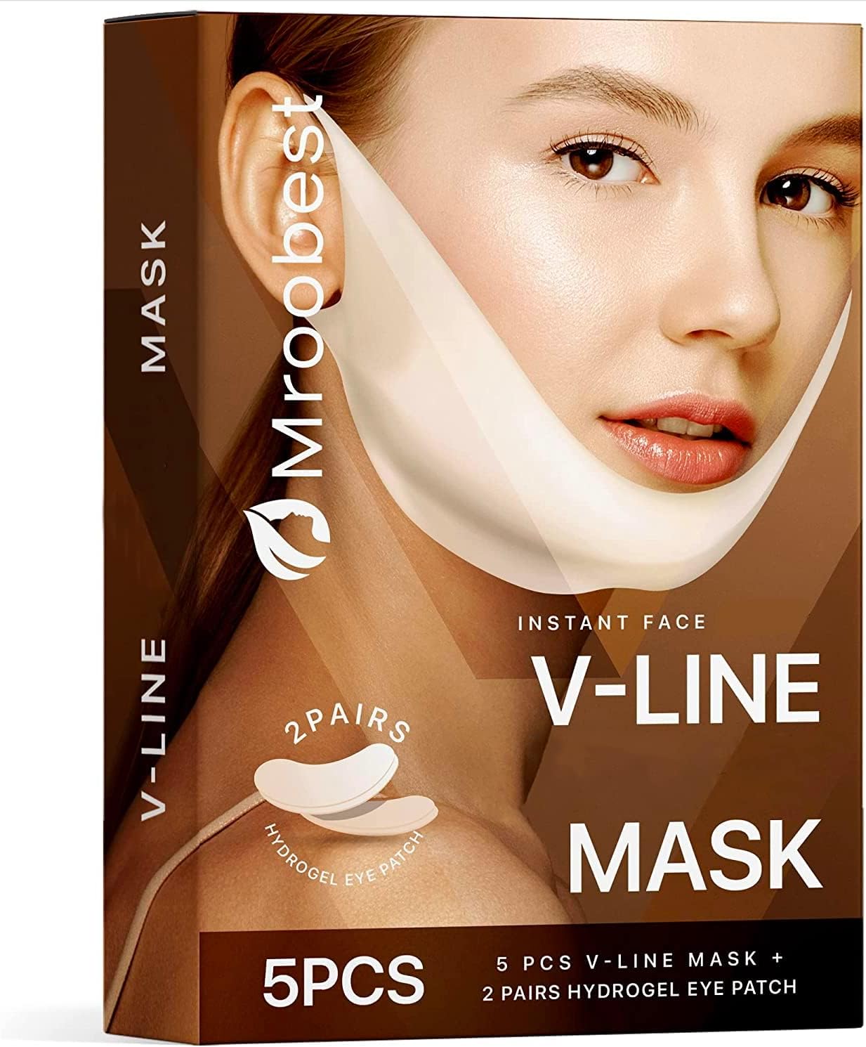 Amazon.com: V Line Shapped Lifting Face Mask - Hydrogel Collagen Mask ...