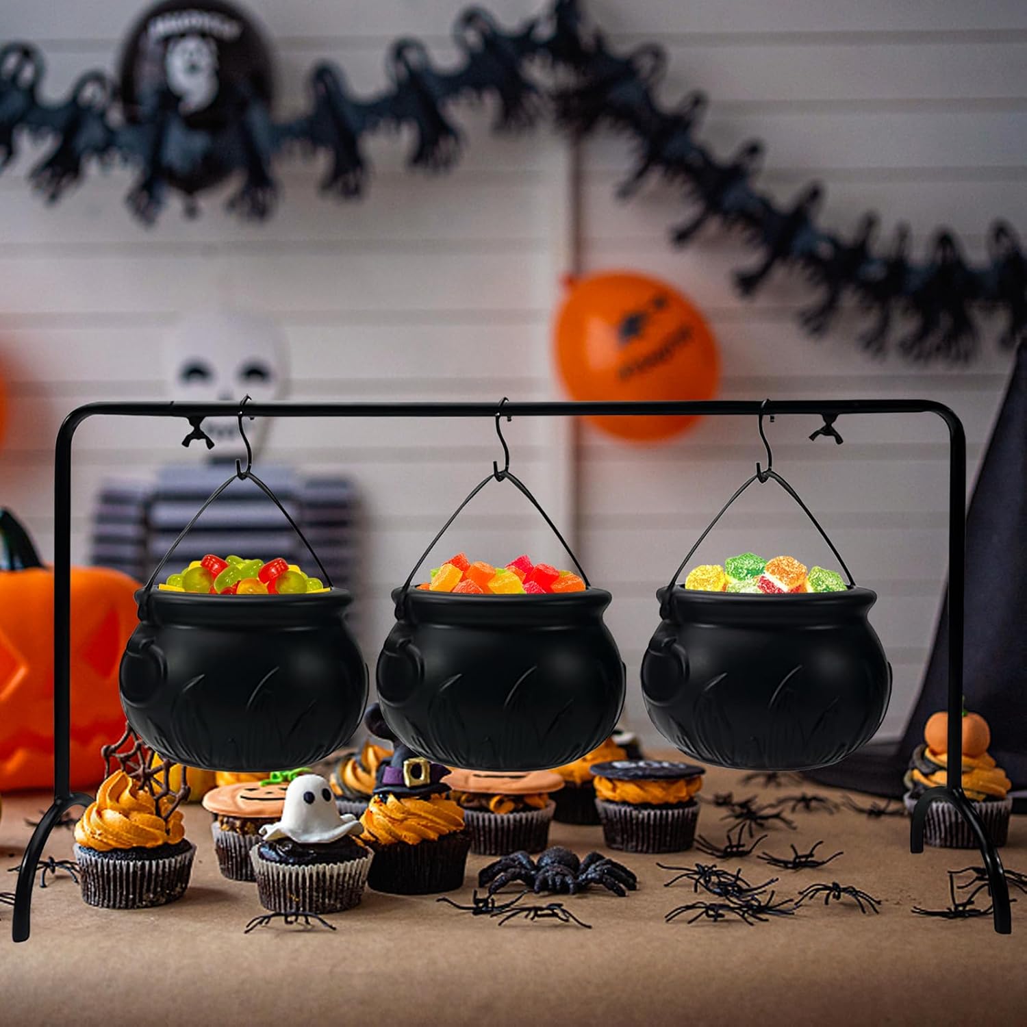 Amazon.com: TAIORD Halloween Party Decorations witches cauldron: 3 ...