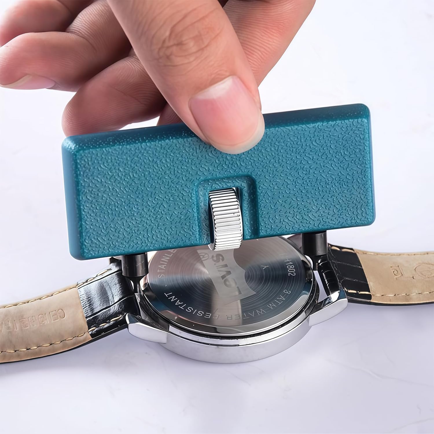 Professional Watch Battery Replacement Kit with Grooved Case Opener Set ...