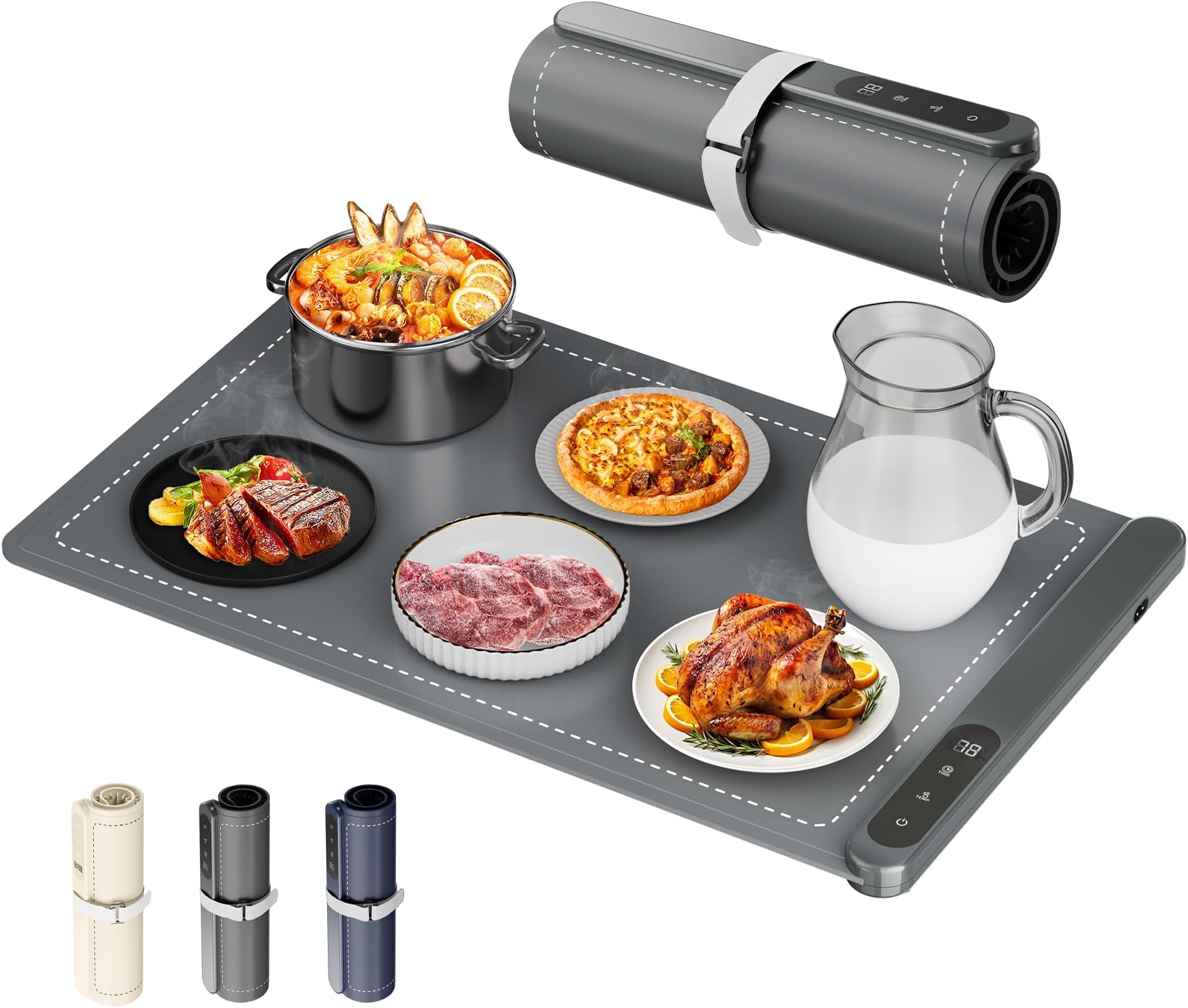 Amazon.com: Bgieaug Food Warming Mat - Fast Full Surface Heating ...