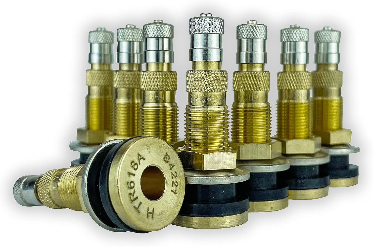 Amazon.com: Haltec Pack of 10 TR618A Air/Liquid Valve Stems for ...