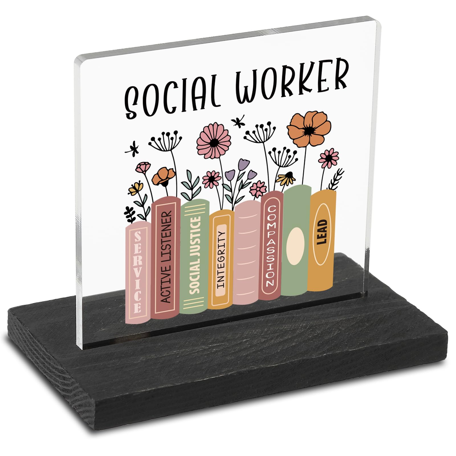 Amazon.com: Social Worker Gifts for Women Social Workers Desk Decor ...