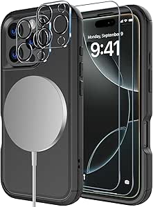 Amazon.com: Diverbox for iPhone 16 Pro Case [Compatible with MagSafe] [Shockproof] [Dropproof ...